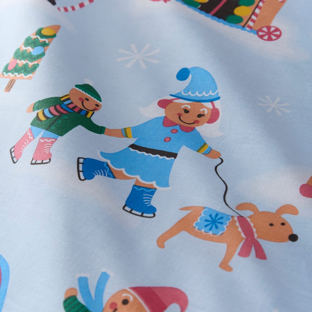 Gingerbread Village Christmas Bedding – Happy Linen Company