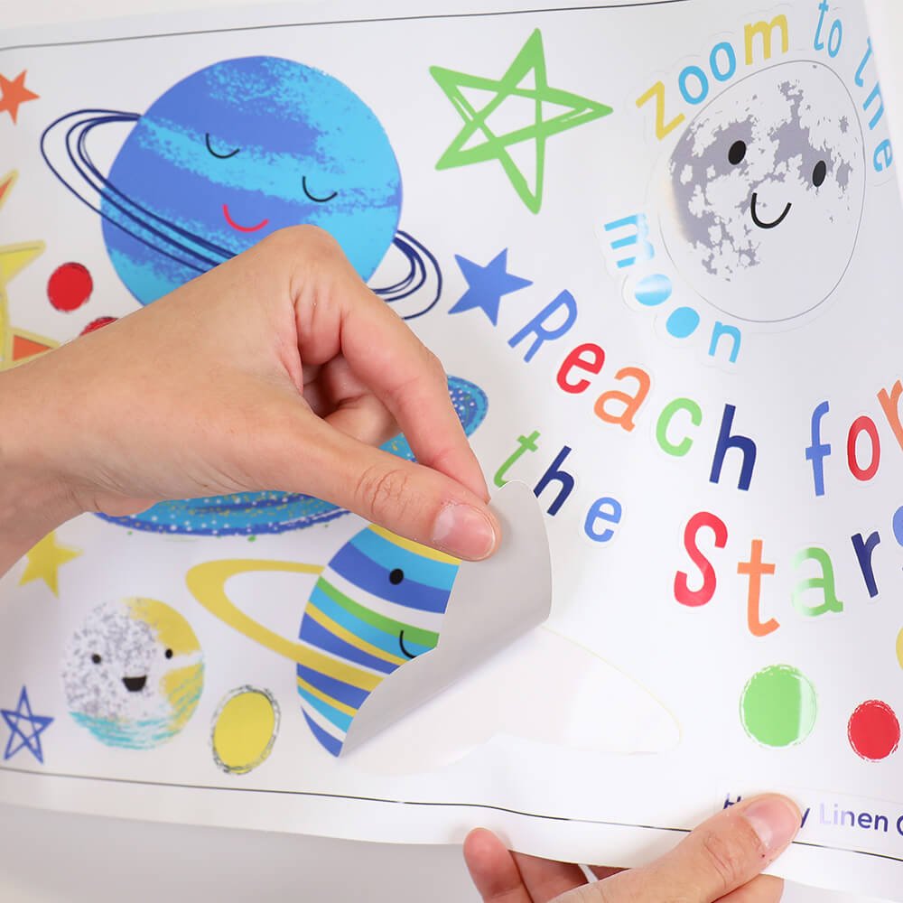 Kids Space Explorer Wall Stickers | Happy Linen Company
