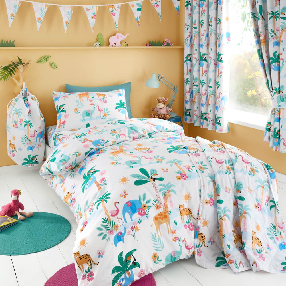 Kids Sunset Safari Bedding | Happy Linen Company