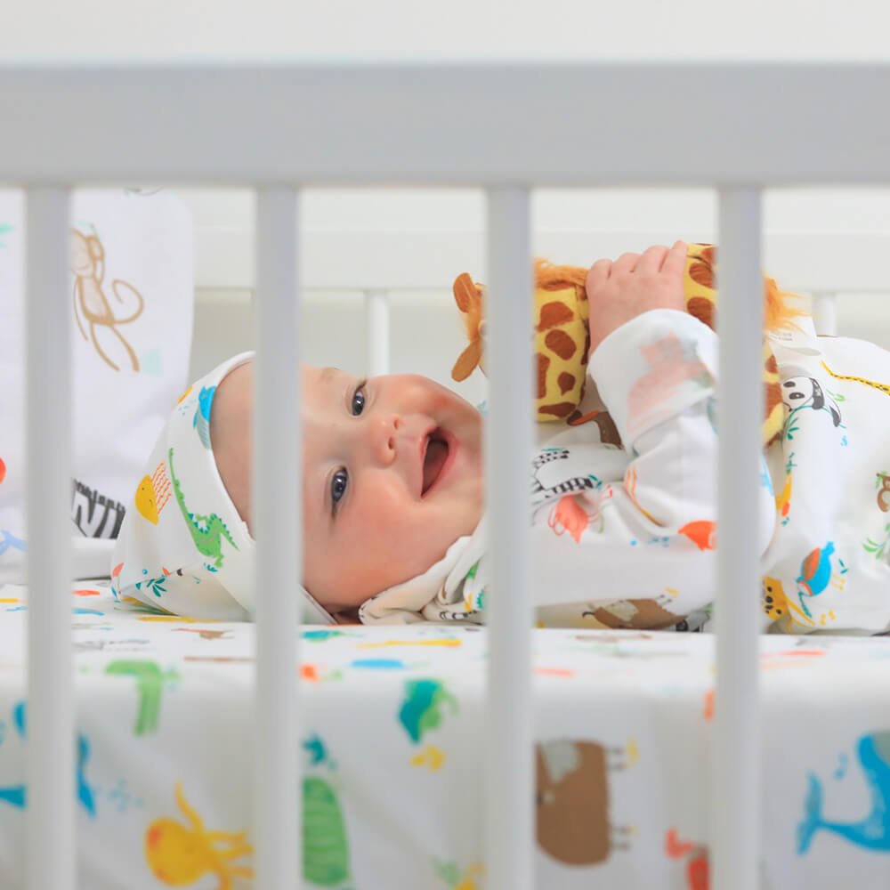 Animal Baby Cot Sheet (Twin Pack) – Happy Linen Company