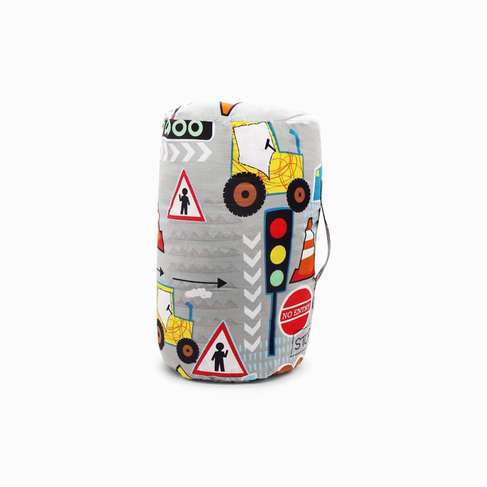Kids Big Diggers Sleeping Bag | Happy Linen Company