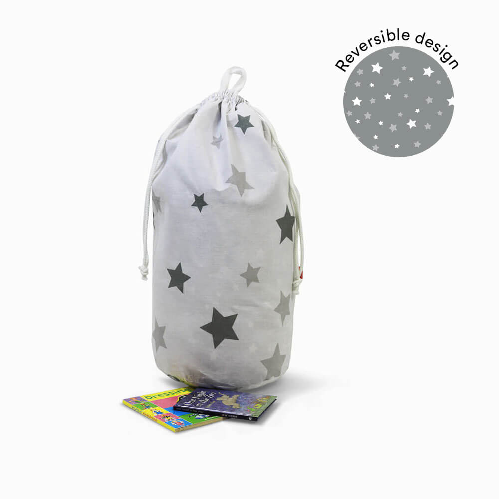 Kids Multi Stars Toy Storage Bag | Happy Linen Company