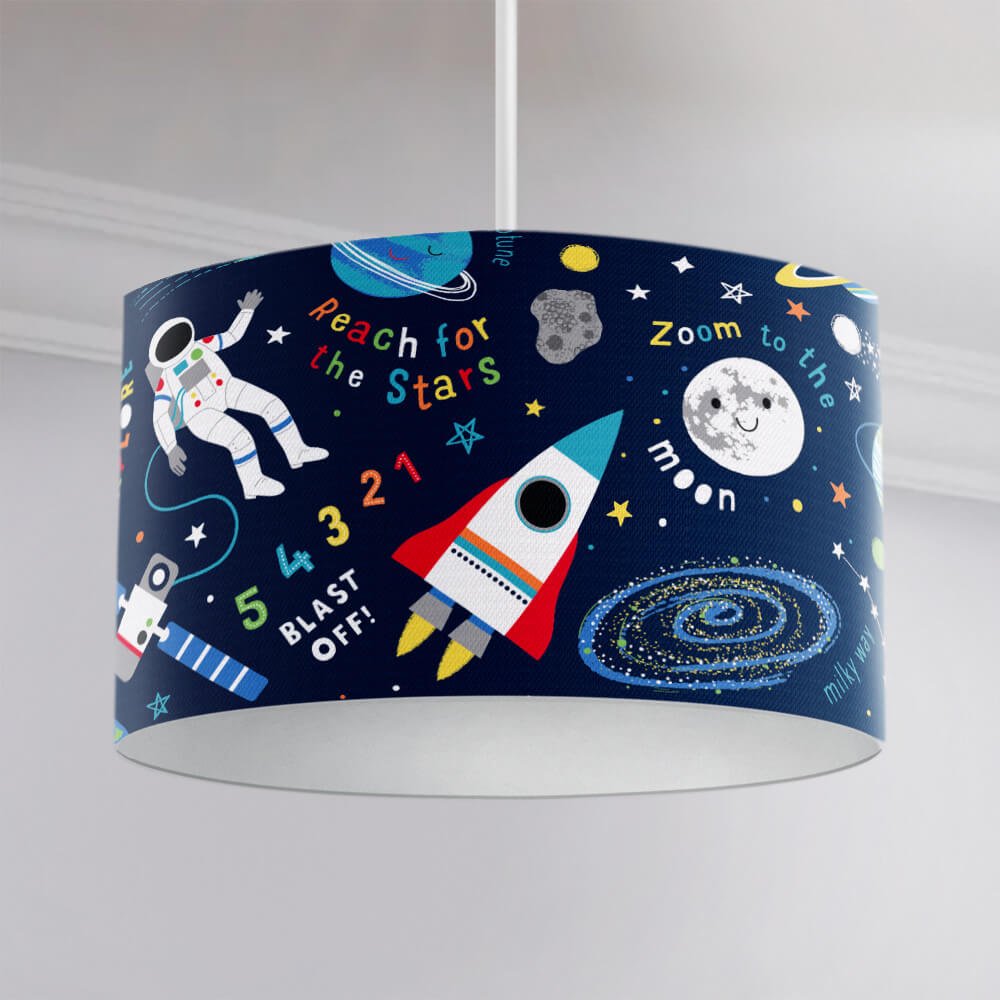 Space Explorer Ceiling Lampshade – Happy Linen Company